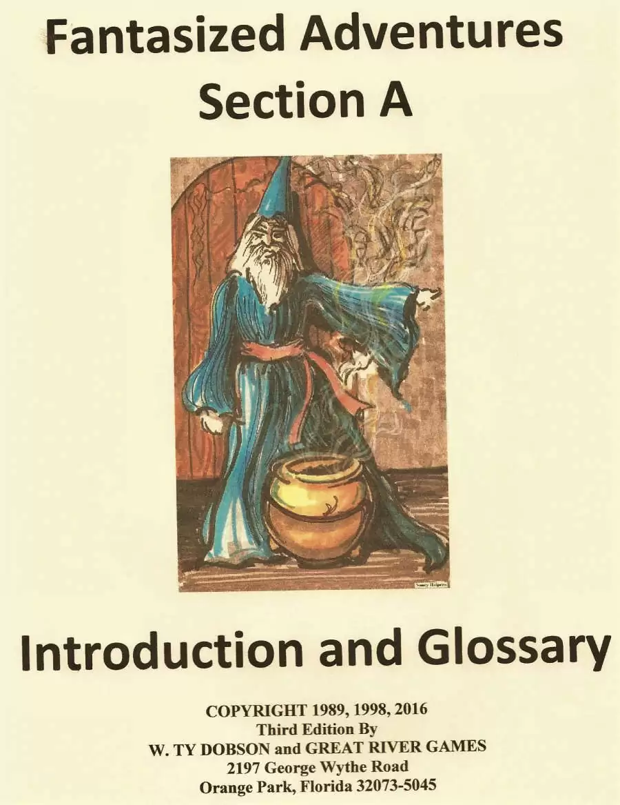 Fantasized Adventures - Introduction and Glossary - Great River Games ...