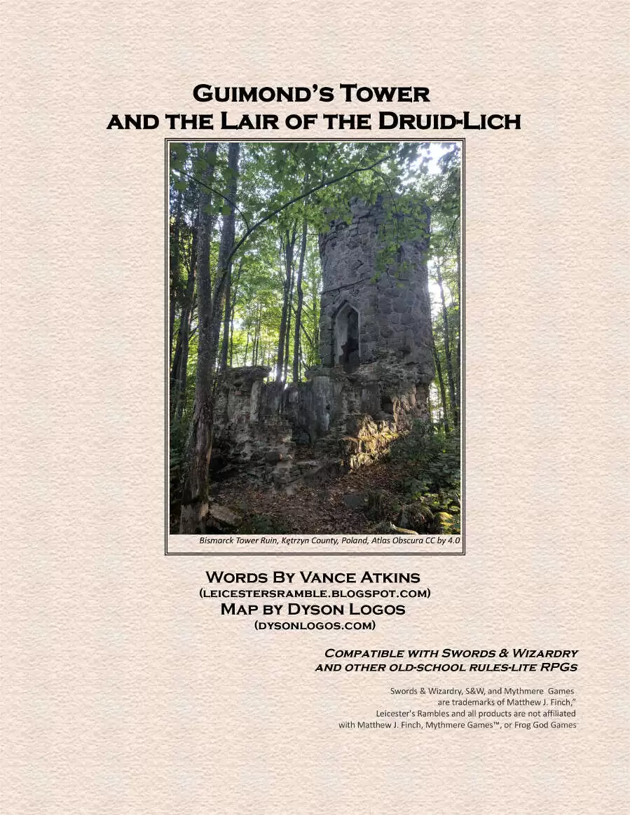 Guimond’s Tower and the Lair of the Druid-Lich - Leicester's Rambles ...