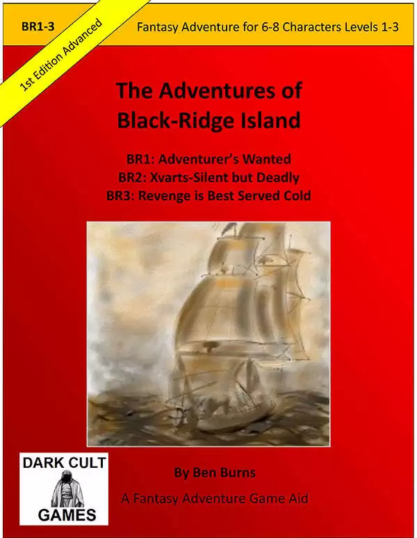 Adventures of Black Ridge Island BR: 1-3 - New Comet Games | DriveThruRPG