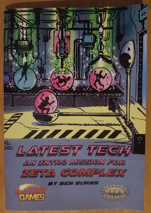 Zeta Complex: Module - Latest Tech - New Comet Games | DriveThruRPG