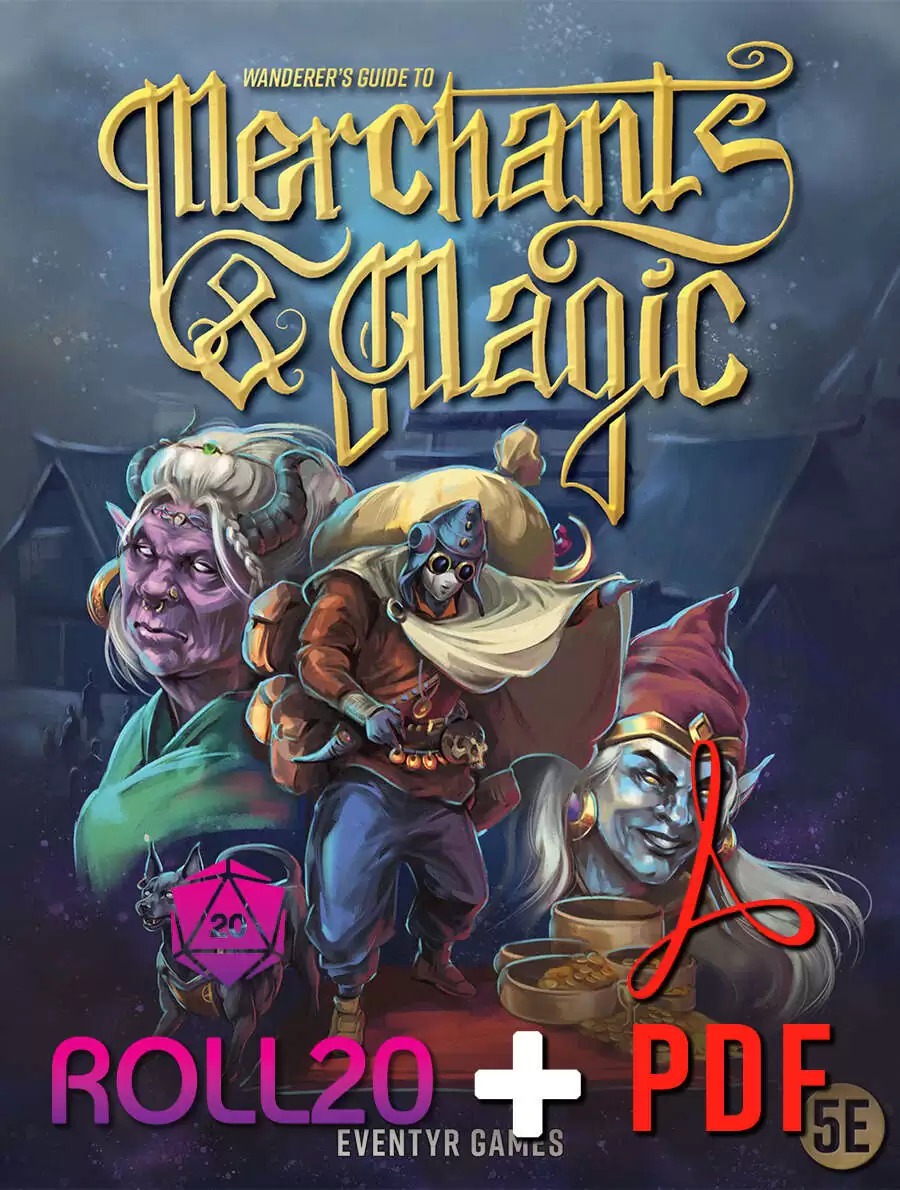 Wanderer's Guide to Merchants & Magic | PDF + Roll20 [BUNDLE] - Valeur ...