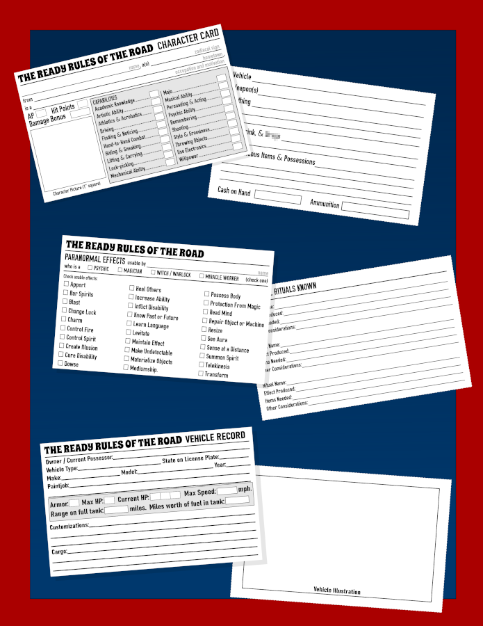 The Ready Rules of the Road Character Cards – Print at Home - Daniel ...