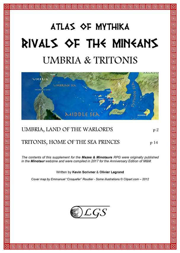 Atlas of Mythika: Rivals of the Mineans (Mazes & Minotaurs) - Legrand ...