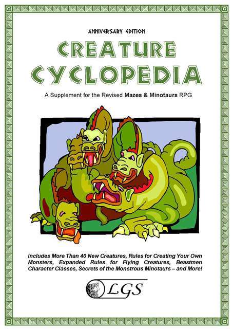 Creature Cyclopedia (Mazes & Minotaurs) - Legrand Games Studio | MAZES ...