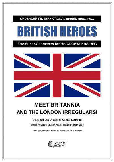 CRUSADERS INTERNATIONAL n°1: BRITISH HEROES - Legrand Games Studio ...