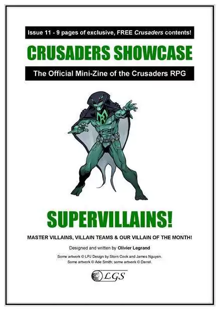 CRUSADERS SHOWCASE n°11 - Legrand Games Studio | CRUSADERS | DriveThruRPG
