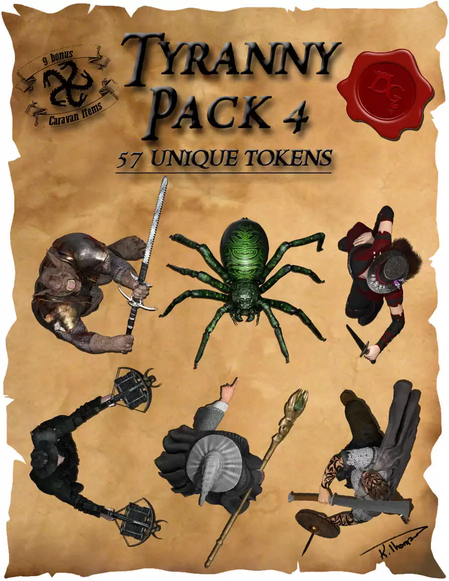 Ddraig Goch's Tyranny Pack 4 - Ddraig Goch 3D Renders | DriveThruRPG