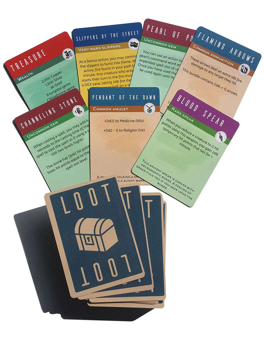 5E Loot Cards: Big Pack - Ryan Haswell | DriveThruRPG