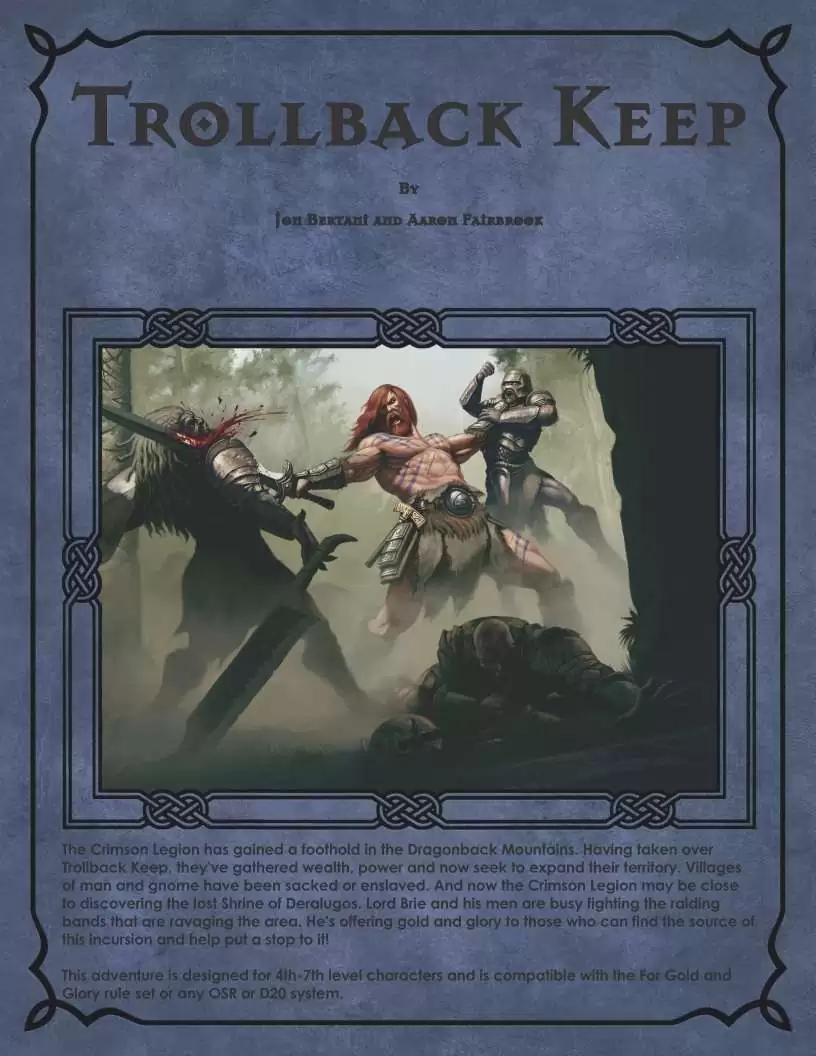 Trollback Keep - The Merciless Merchants | DriveThruRPG