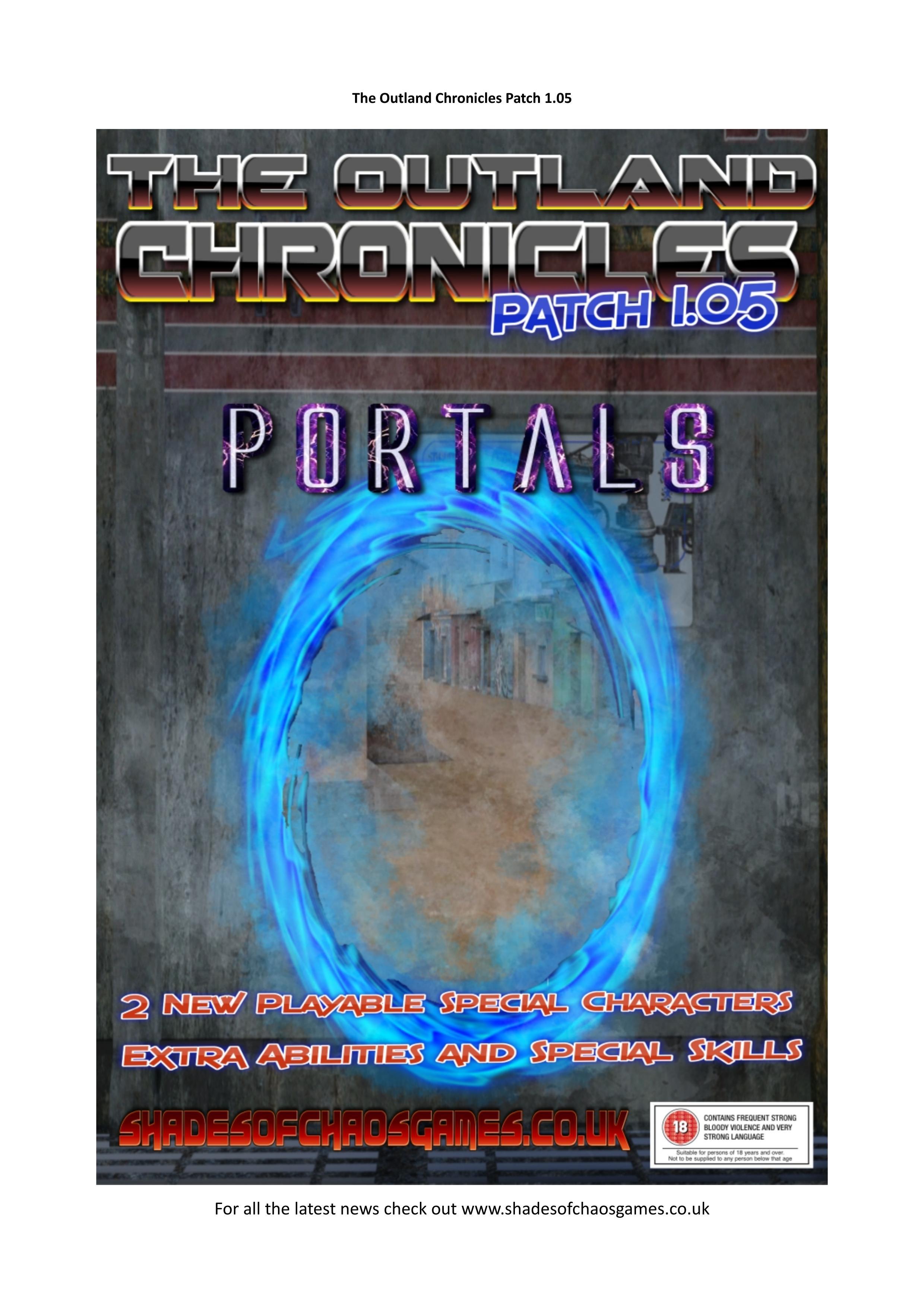 The Outland Chronicles Patch 1.05 - Shades Of Chaos Games | DriveThruRPG