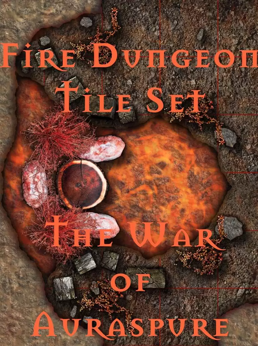 The Fire Dungeon Tile Set | The War of Auraspure - The War of Auraspure ...