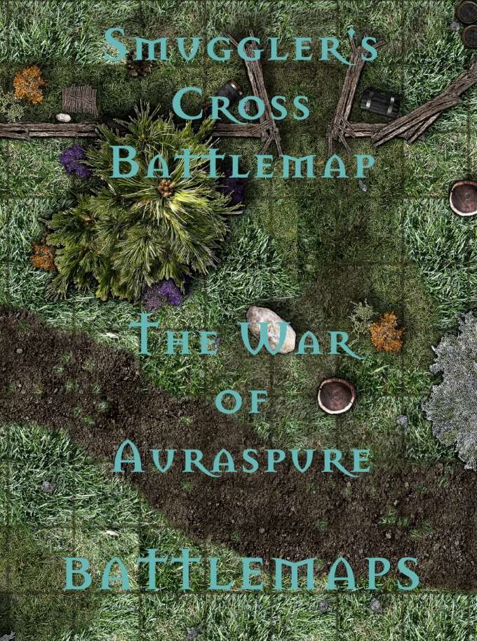 Smuggler's Cross | Battlemap - The War of Auraspure - The War of ...