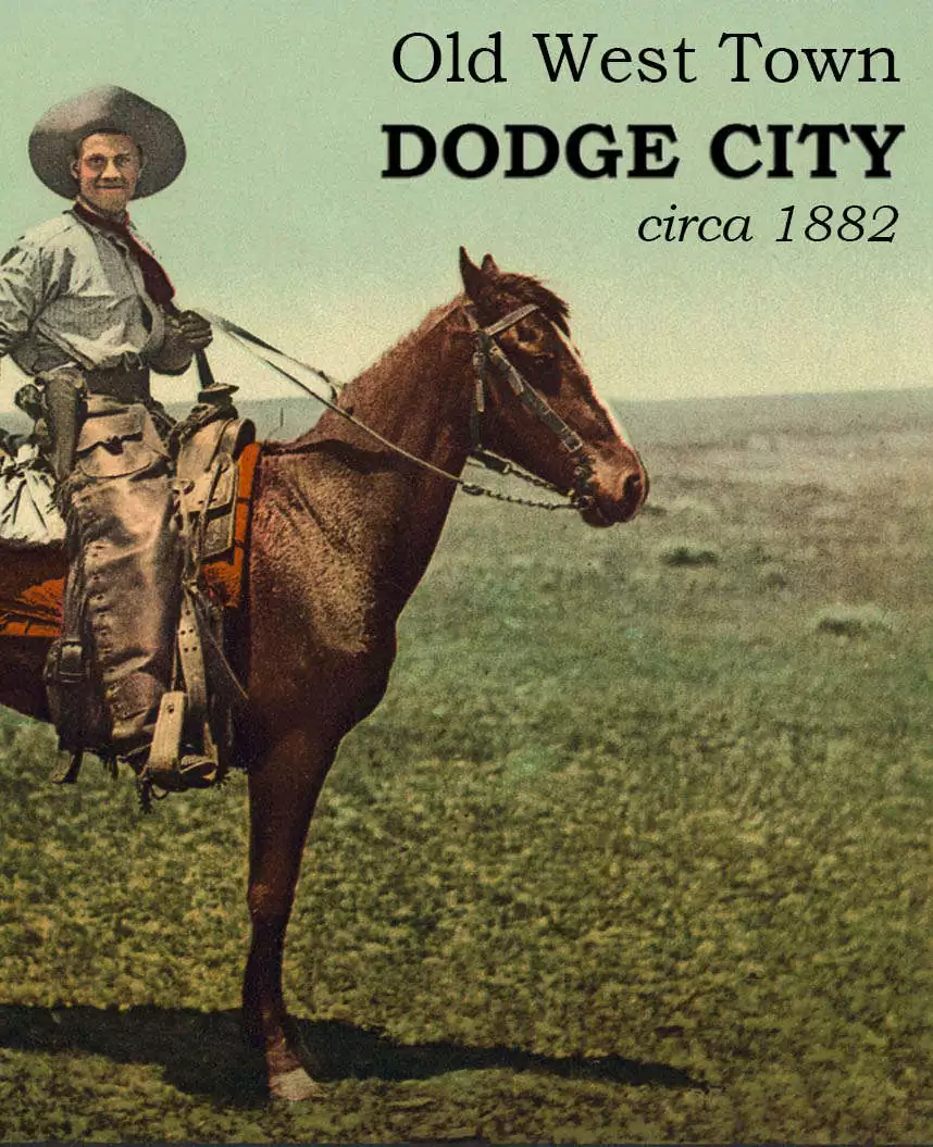 Old West Town - Dodge City, Kansas 1882 - RPGWorks | DriveThruRPG