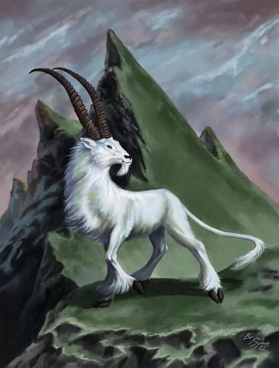 Horned Beast - Eldritch Images - RPG Stock Art - Quiet Thunder ...