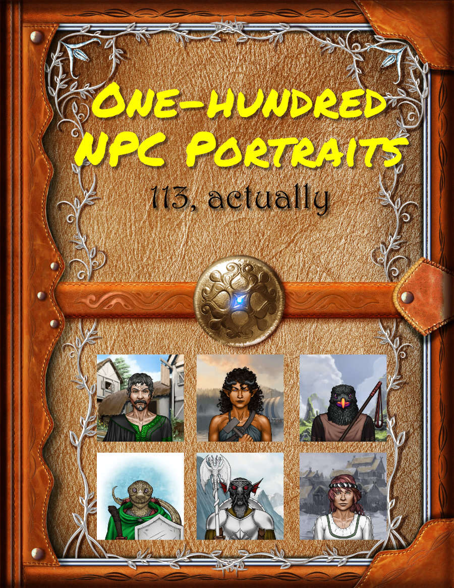 One-Hundred Portraits - Dark Raptor Press | DriveThruRPG