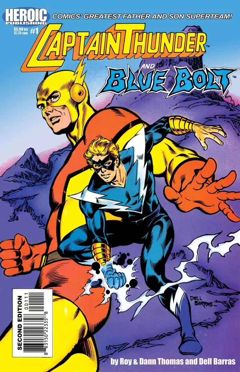 Captain Thunder and Blue Bolt #01 - Heroic Publishing | Captain Thunder and Blue Bolt | DriveThruRPG