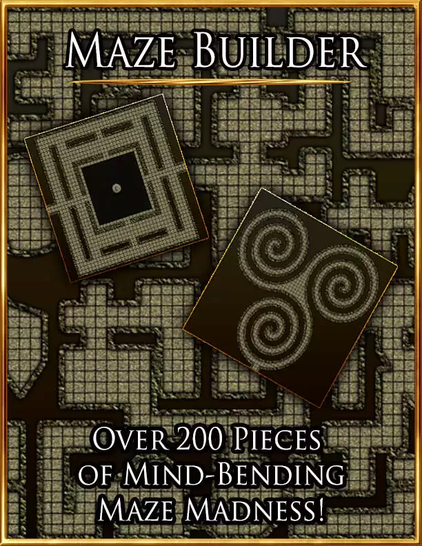 Maze Builder - Heroic Roleplaying | Dungeon Tiles | DriveThruRPG