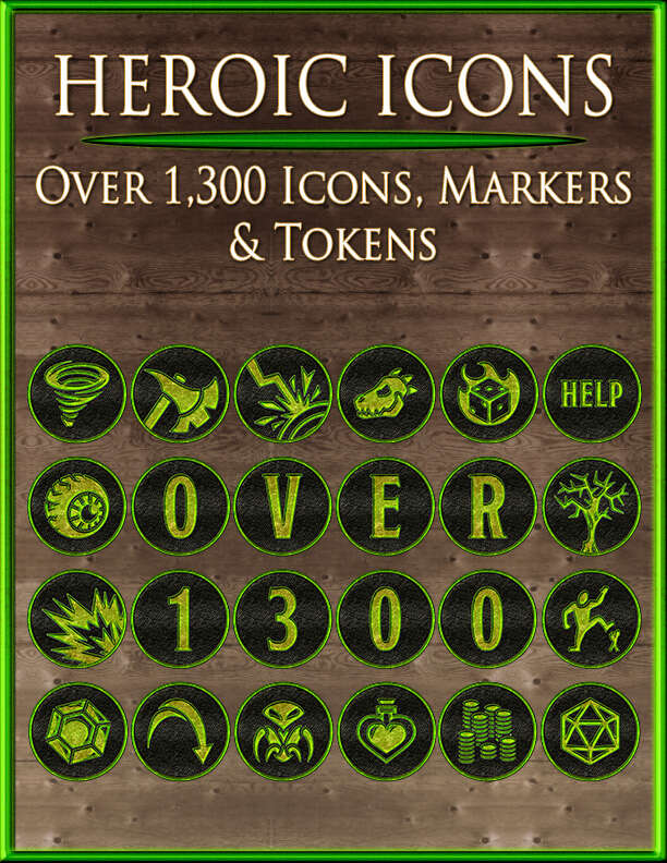 Heroic Icons: Black Dragon - Heroic Roleplaying | Status Icons ...