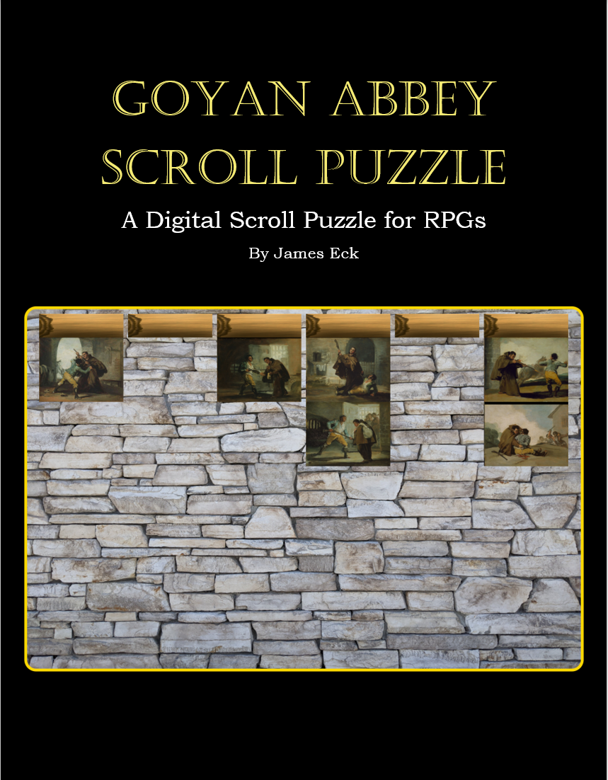 Goyan Abbey Scroll Puzzle - Mind Weave RPG | DriveThruRPG
