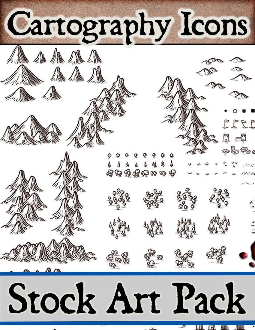 Cartography Icons Pack - Stock Art - Elven Tower | Token Packs ...