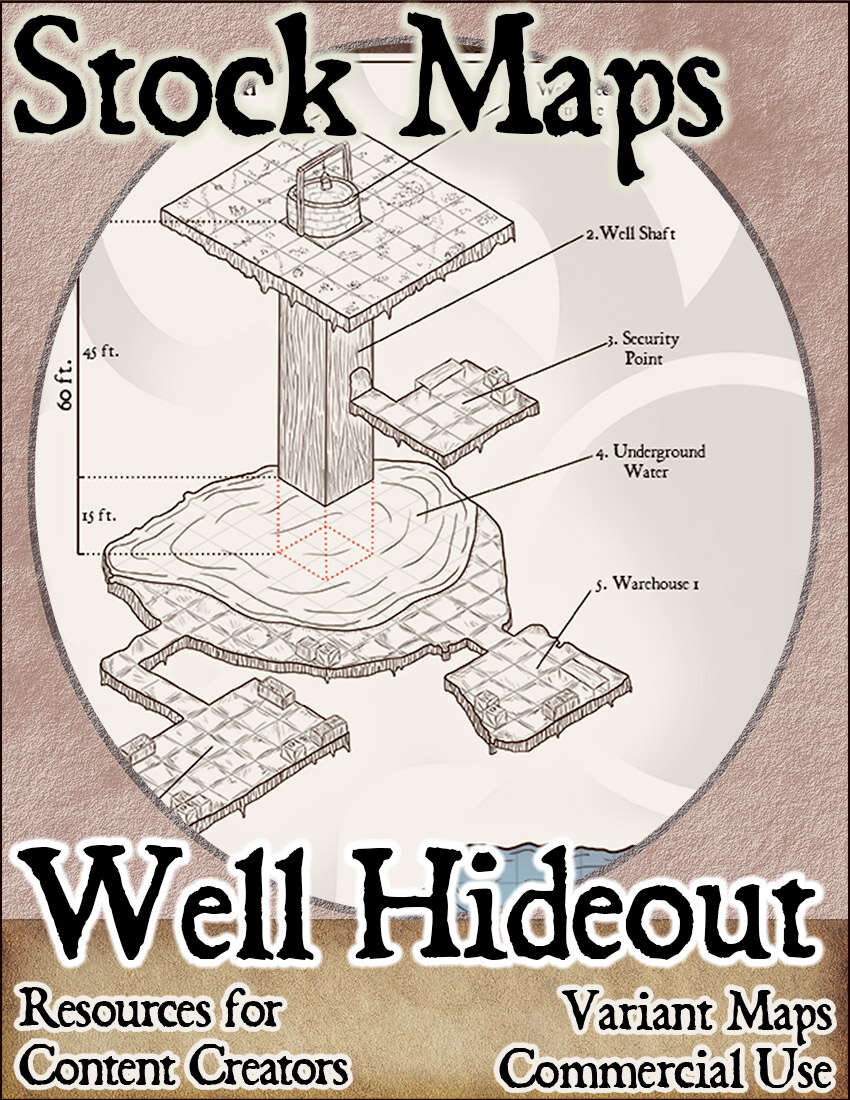 Well Hideout Isometric Dungeon - Stock Map - Elven Tower | Stock Maps ...