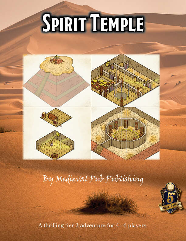 Spirit Temple - Elven Tower | Hommage Adventures | DriveThruRPG