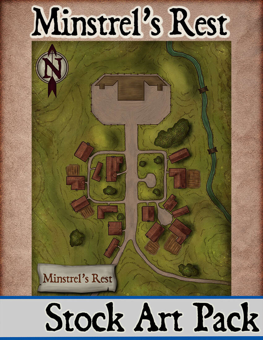Elven Tower - Minstrel's Rest | Stock City Map - Elven Tower | Stock ...