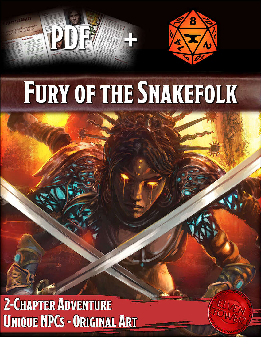 Fury of the Snakefolk Foundry + PDF Bundle [BUNDLE] - Elven Tower ...