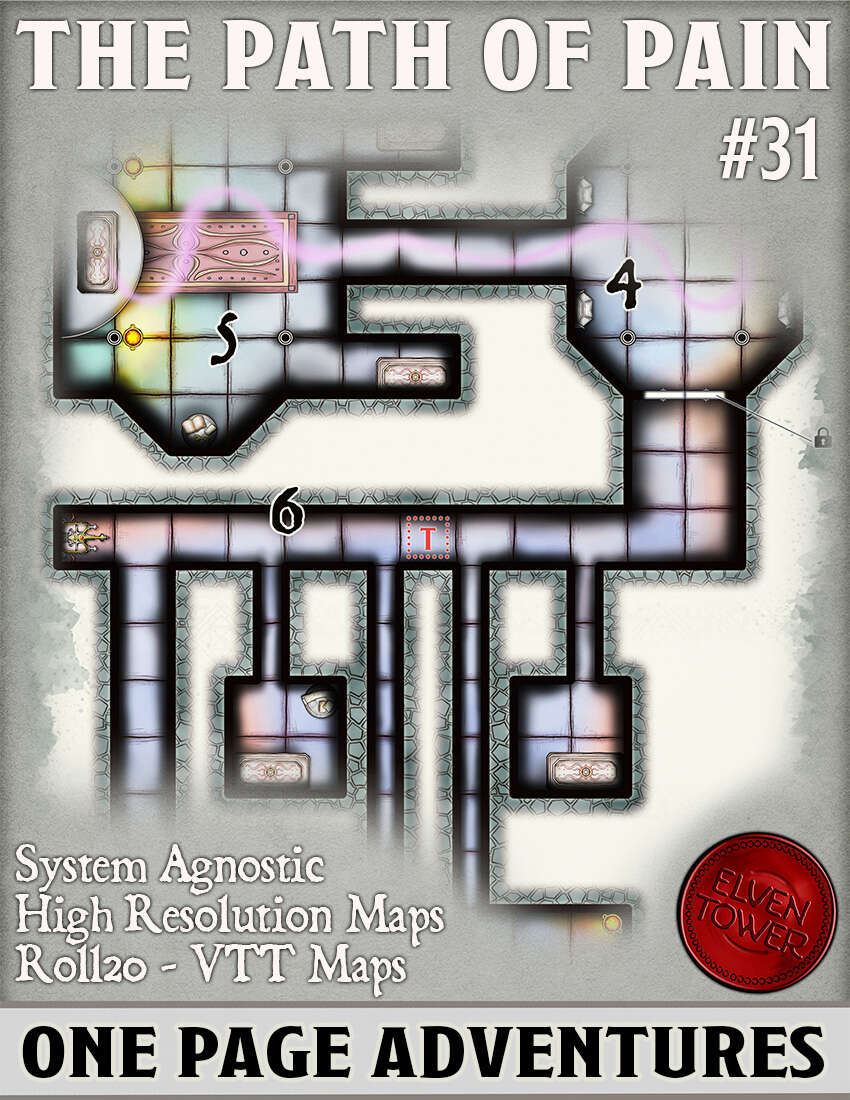 The Path of Pain - One Page Adventure - Elven Tower | One Page ...