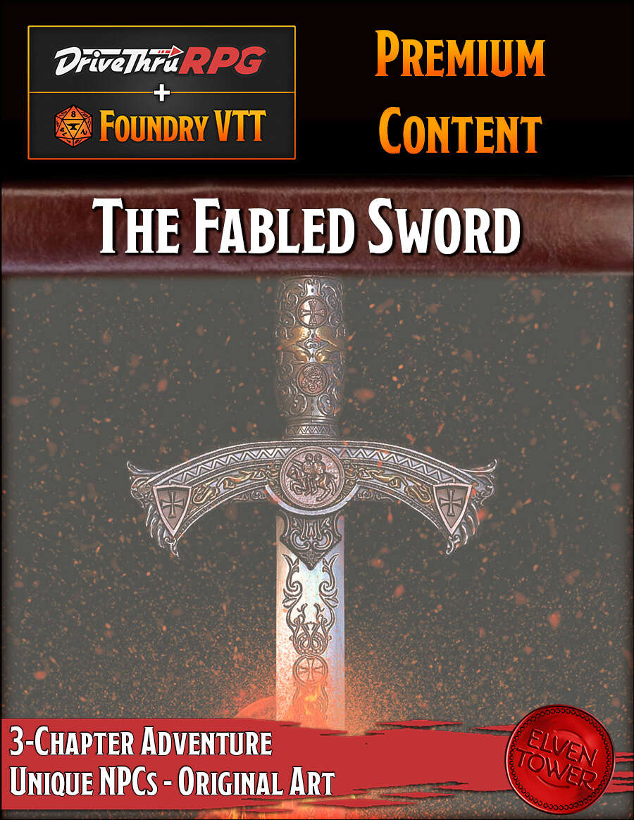 The Fabled Sword - Foundry VTT - Elven Tower | Foundry VTT | DriveThruRPG