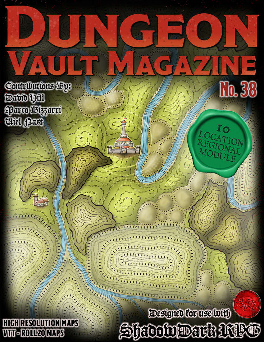 Dungeon Vault Magazine - No. 38 - Shadowdark Edition - Elven Tower ...