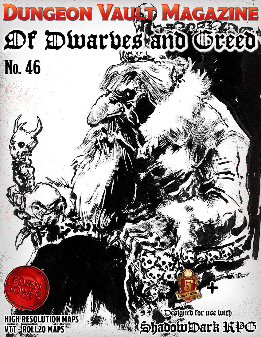 Dungeon Vault Magazine - No. 46 - D&D 5e + Shadowdark - Elven Tower ...