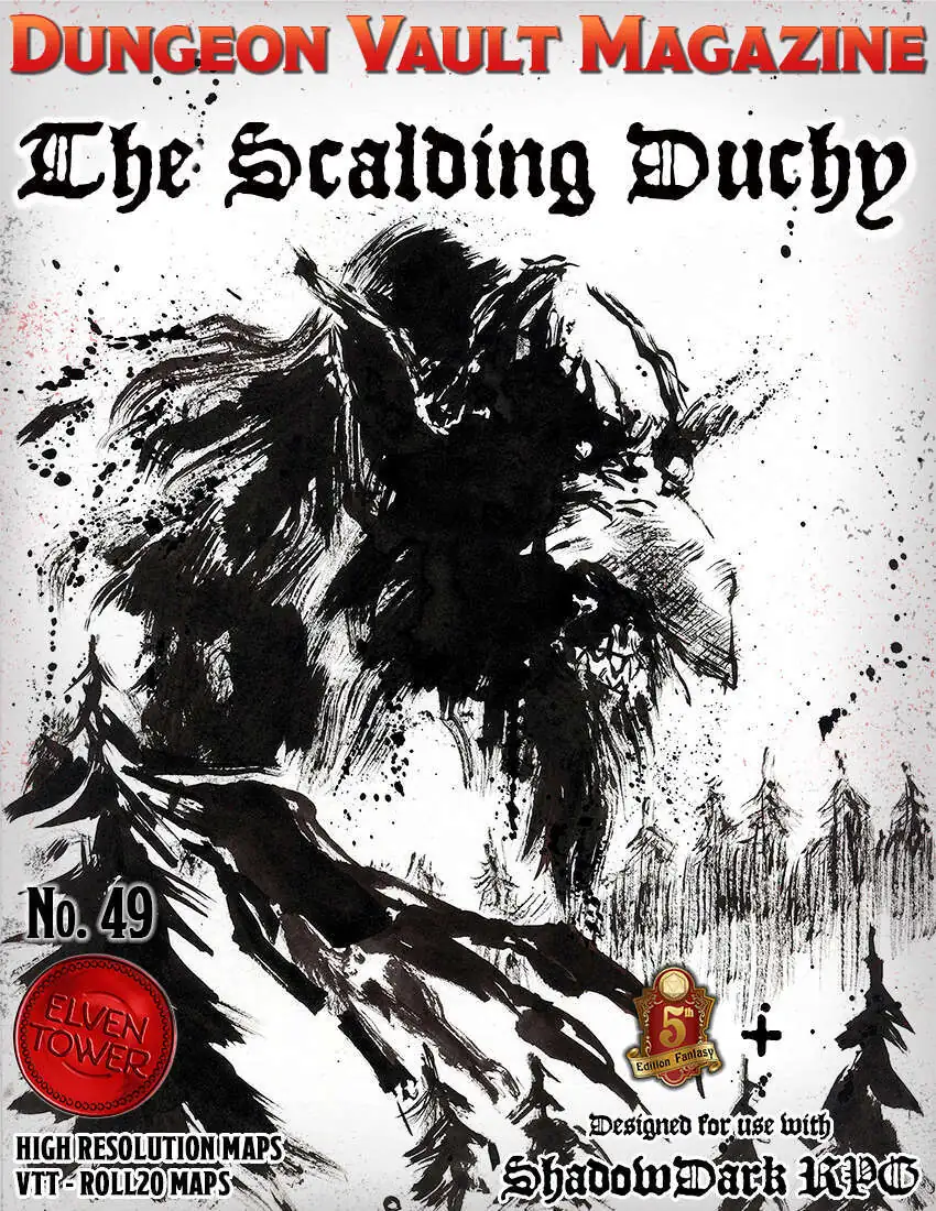 Dungeon Vault Magazine - No. 49 - D&D 5e + Shadowdark - Elven Tower ...