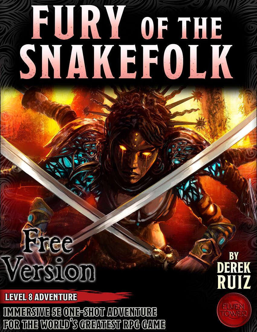 Fury of the Snakefolk - FREE version - Elven Tower | Dungeon Vault ...