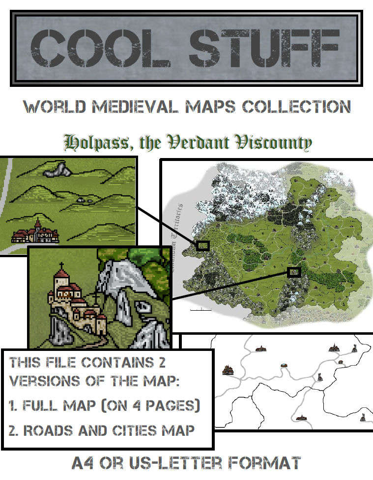 Medieval map 12: Holpass - CoolStuff | Medieval Maps Collection ...