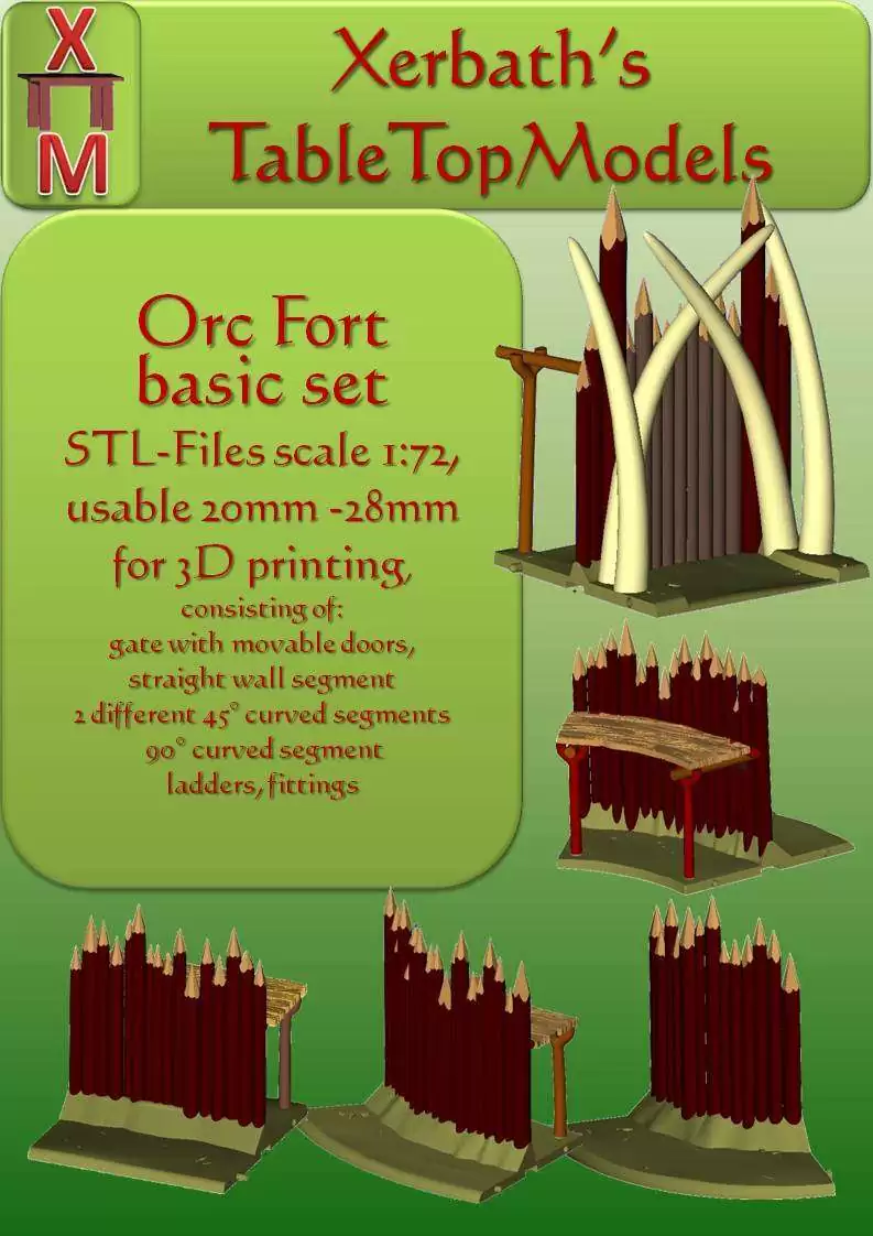 Orc Fort basic set - Xerbath | DriveThruRPG