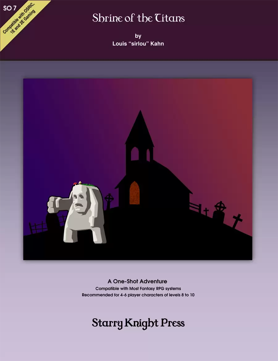 SO7 Shrine of the Titans - Starry Knight Press | DriveThruRPG