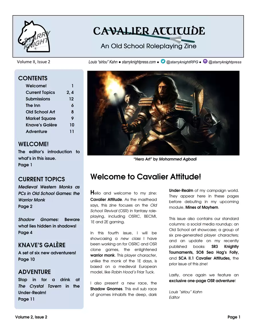 SCAII.2 Cavalier Attitude - Starry Knight Press | DriveThruRPG