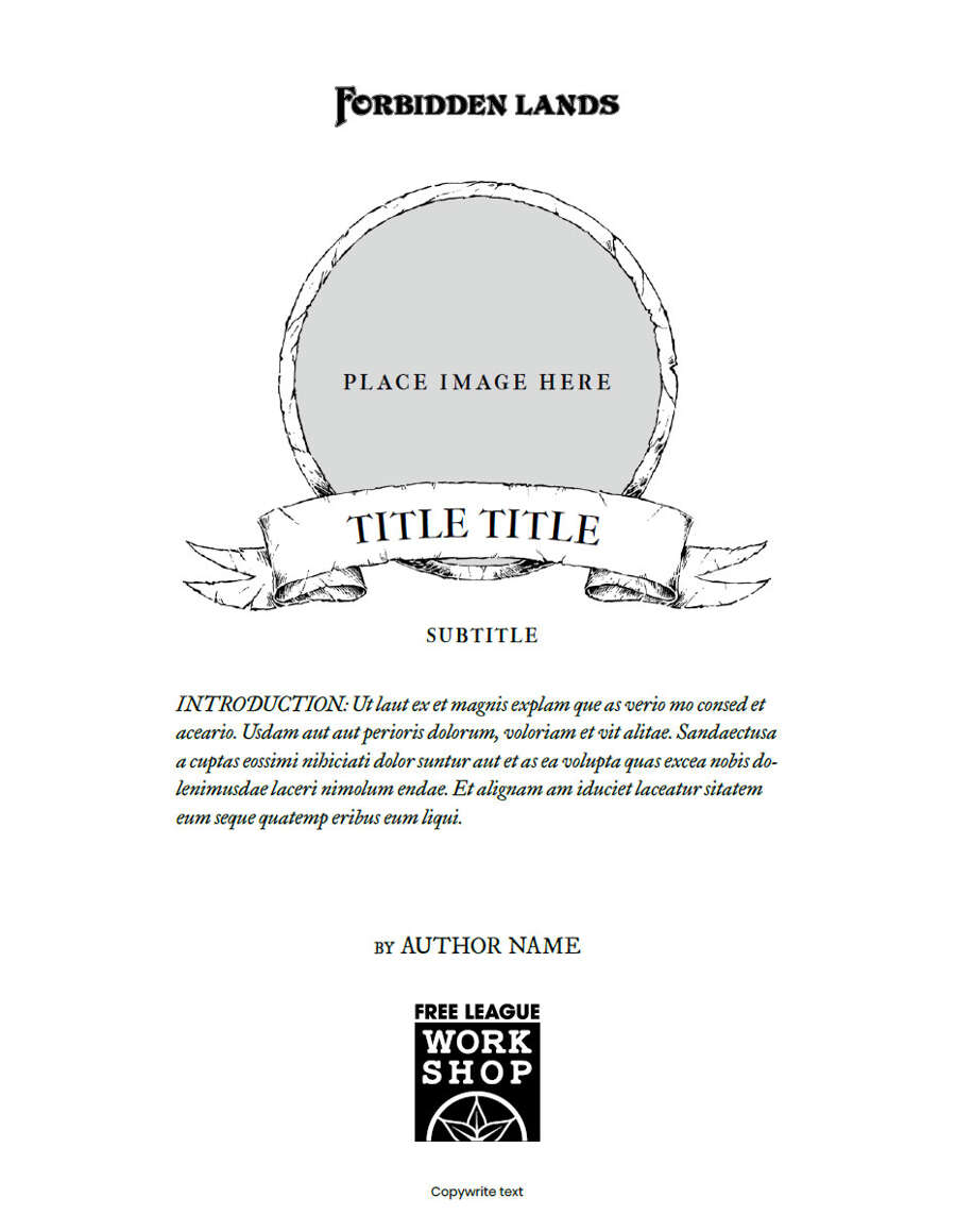 Forbidden Lands - Free League Workshop Design Templates - Free League ...