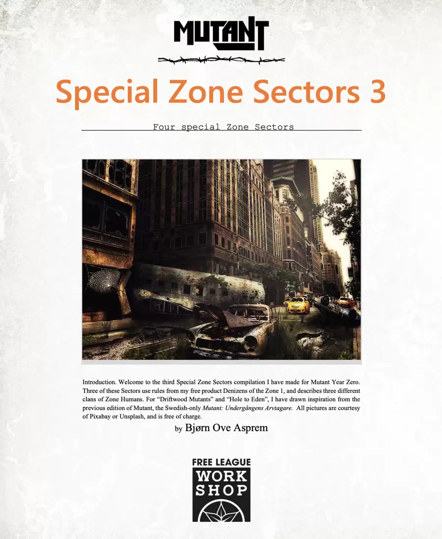 Special Zone Sectors 3 - Free League Publishing | Bjørn Ove Asprem ...