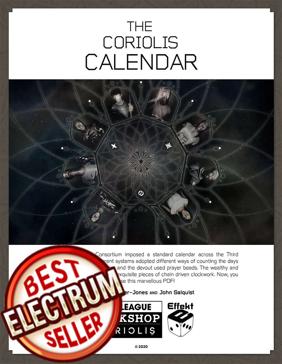 The Coriolis Calendar - Free League Publishing | Free League Work Shop ...