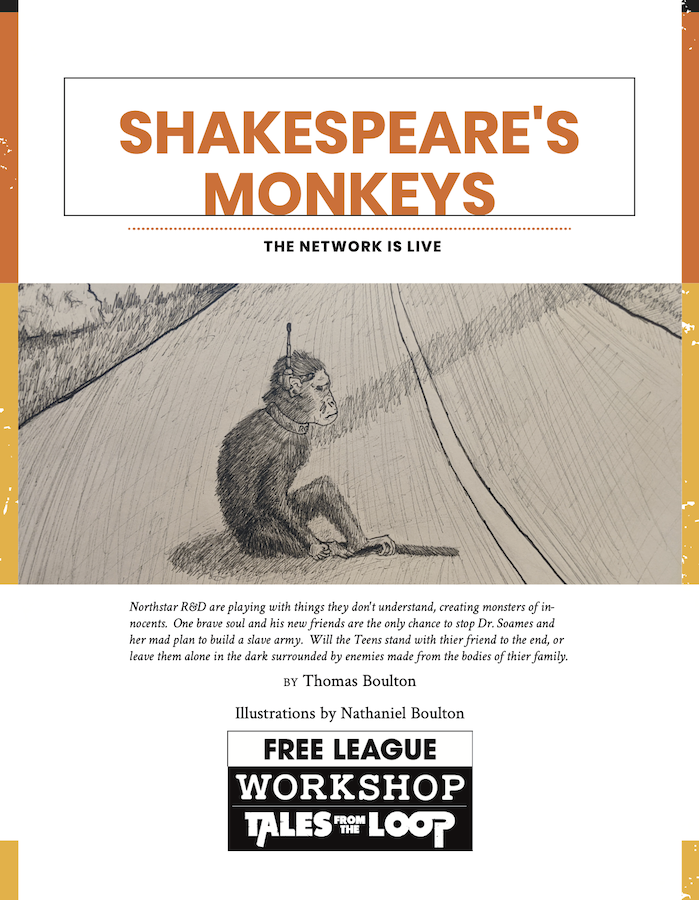 Shakespeare's Monkeys - Free League Publishing | Free League Work Shop ...