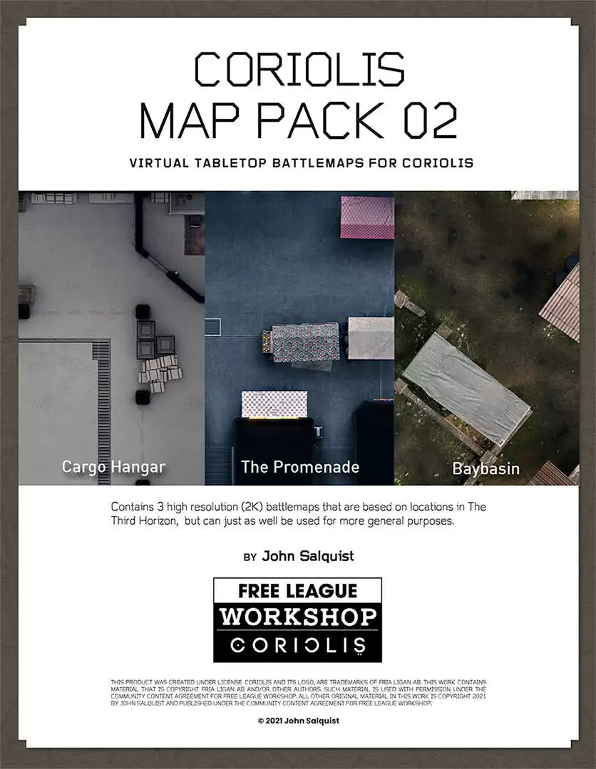 Coriolis: Map Pack 02 - Free League Publishing | Free League Work Shop | DriveThruRPG
