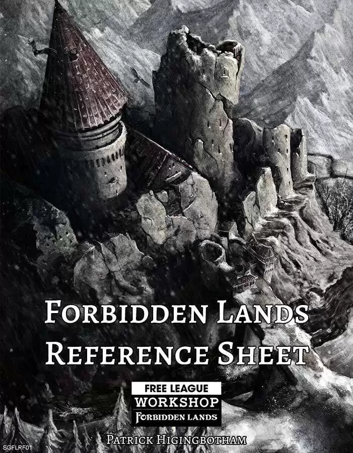Forbidden Lands Reference Sheet - Free League Publishing | Free League ...