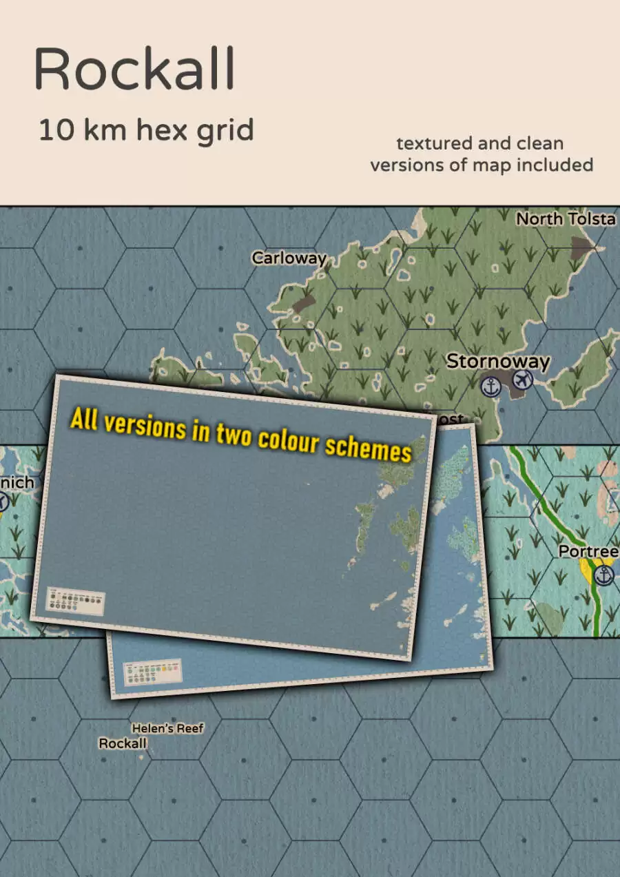 Twilight: 2000 - Rockall Travel Map - Free League Publishing | Free ...