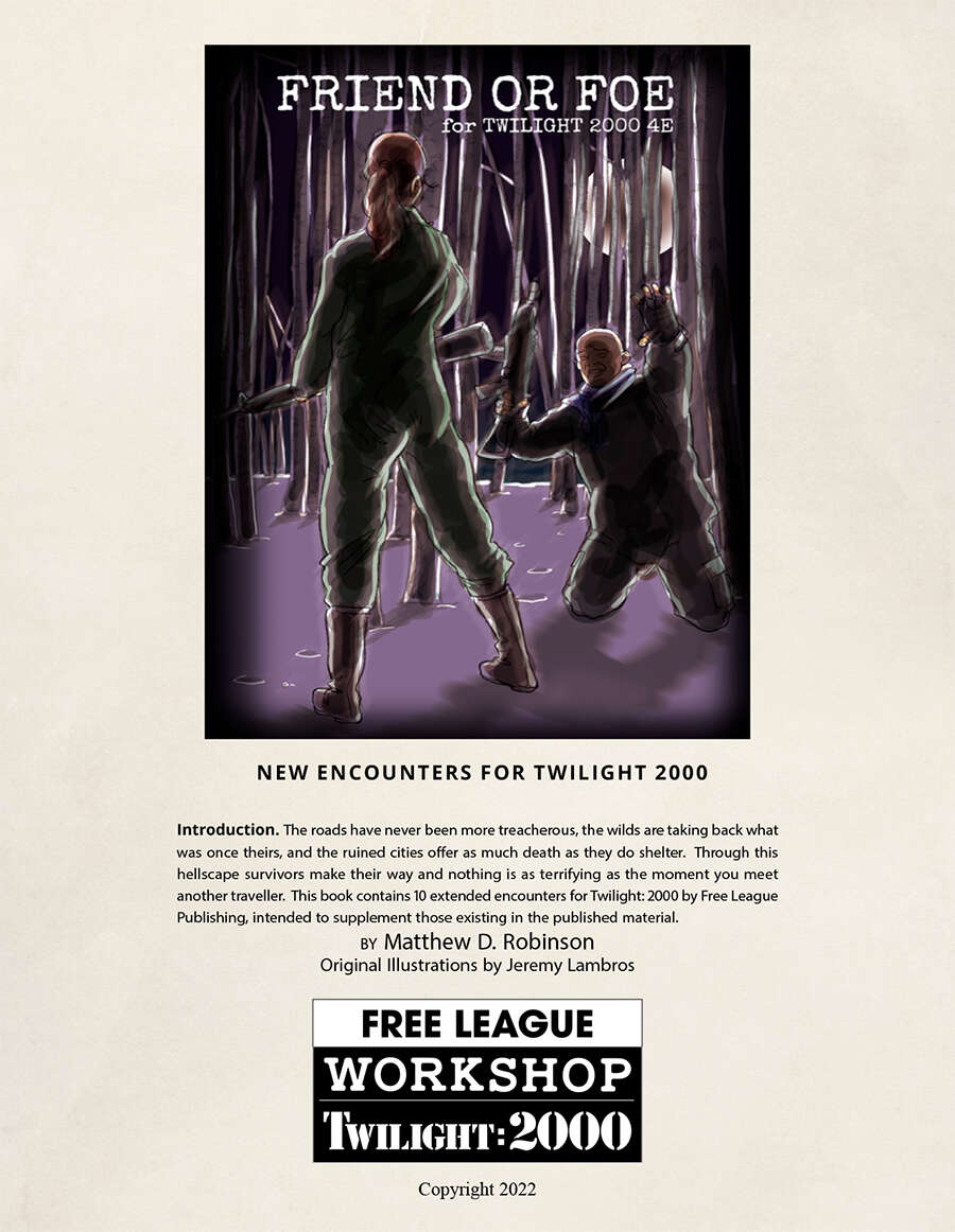 Friend or Foe - Free League Publishing | Free League Work Shop ...