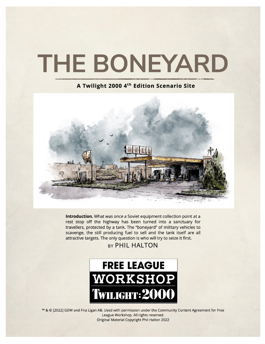 The Boneyard: A Scenario Site for Twilight 2000 (4e) - Free League ...