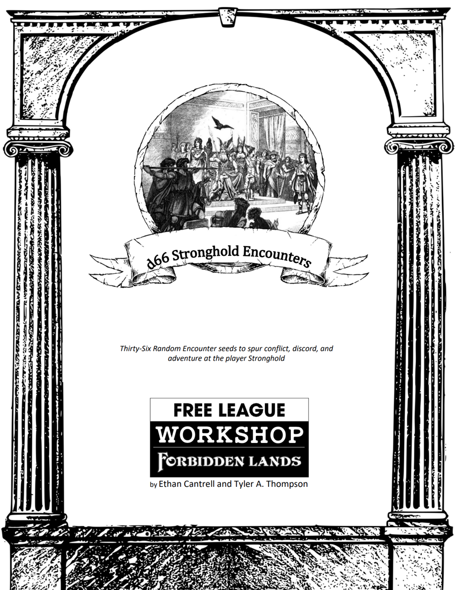 d66 Stronghold Encounters - Forbidden Lands - Free League Publishing ...
