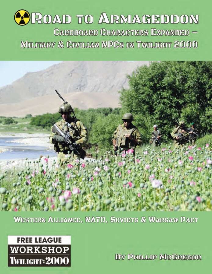 Road to Armageddon: Cardboard Characters Expanded - Free League Publishing | Phalanx Games ...