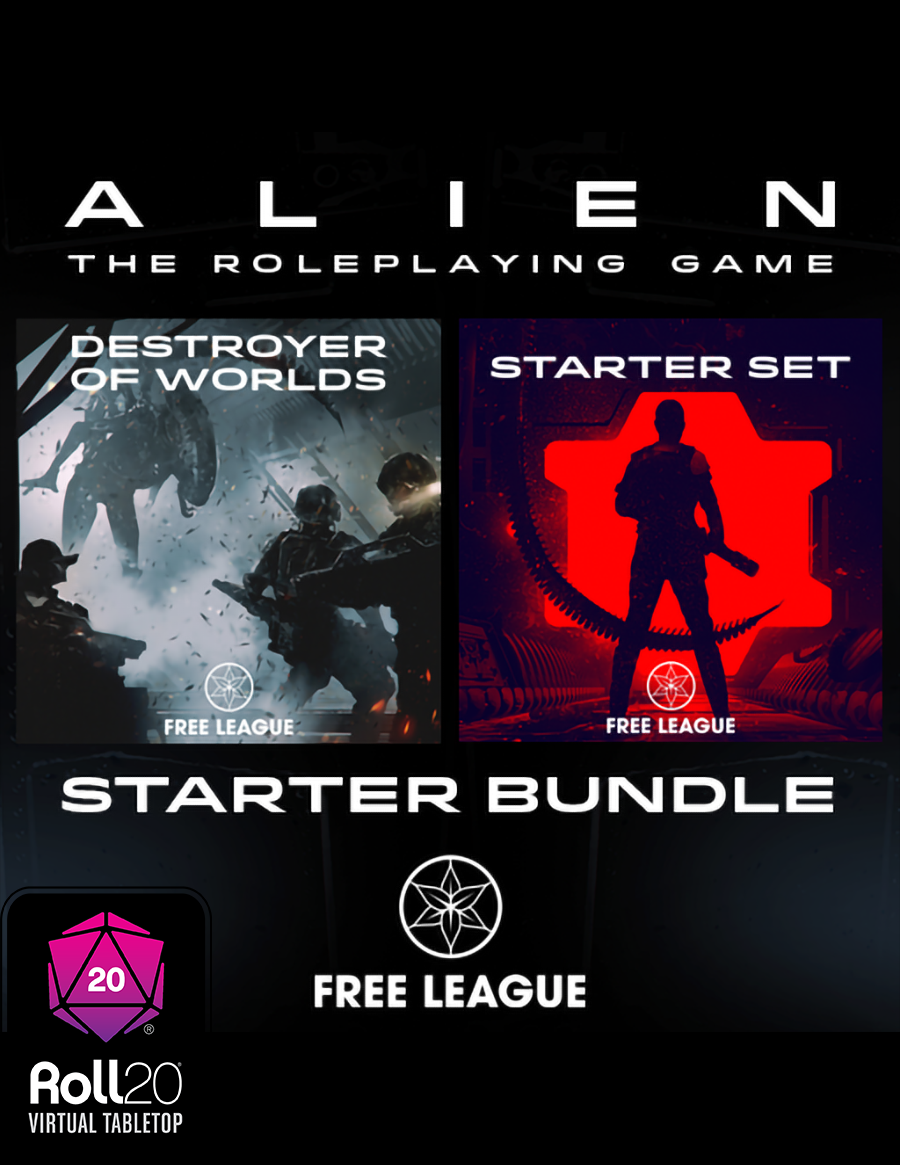 Alien RPG Starter Bundle | Roll20 VTT - Free League Publishing | ALIEN ...